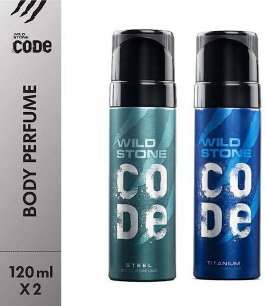 Wild Stone Code - Steel and Titanium Body Spray - For Men - Price History