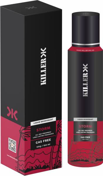 KILLER Storm No Gas Deodorant Body Spray - For Men - Price History