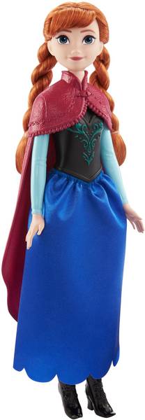Disney Frozen Anna Fashion Doll with Signature Clothing and Accessories ...