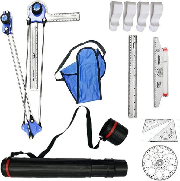 ROMOFY STORE Mini drafter, Sheet holder box, scales, Pro circle, Set ...