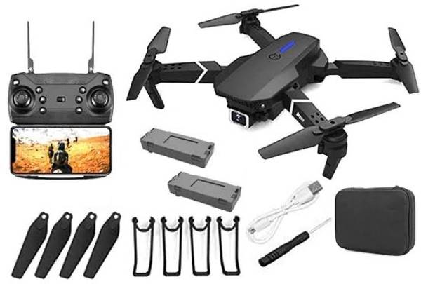 Haksmith Drone E88 pro max with HD camera and dual battery Drone ...