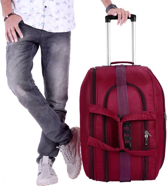 DILOX (Expandable) Duffle Trolley /Luggage 24 Inch/60 Cm With Wheels ...