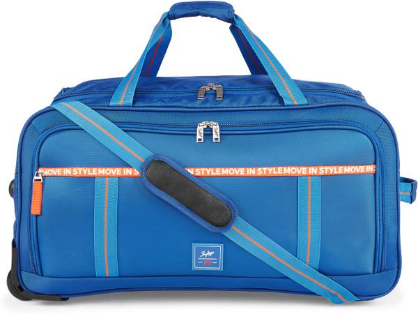 SKYBAGS CASPER PLUS DUFFLE TROLLEY (H) 68 BLUE Duffel With Wheels ...