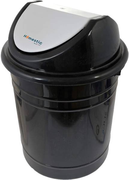 HOMESTIC Plastic Medium Size Swing Dustbin/ Swing Waste Bin, 10 Liters ...