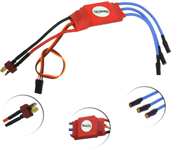 GLAMSiYA SimonK 30A BLDC ESC Electronic Speed Controller with ...