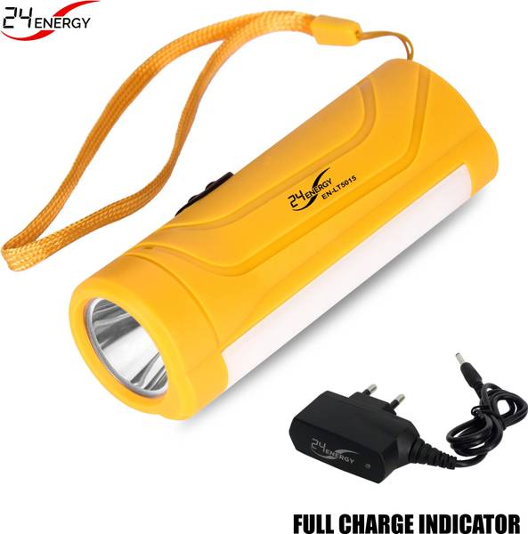 24 ENERGY Mini Emergency Light with Pocket torch Chargeable 1500mAh ...