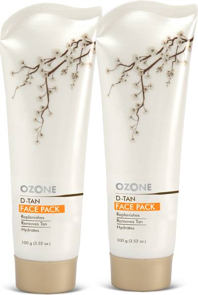 OZONE D Tan Face Pack- For Removes Tan, Prevents Sun Damage & Boosts ...