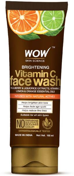 WOW SKIN SCIENCE Brightening Vitamin C For Hyperpigmentation Face Wash ...