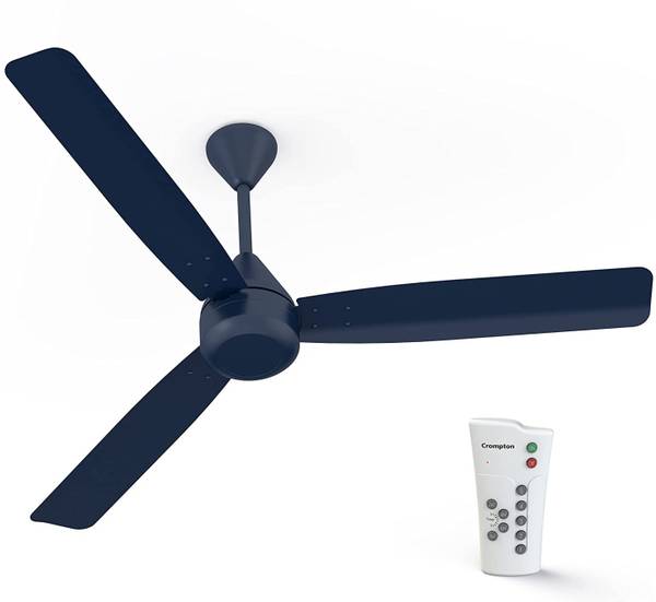 Crompton Energion Groove 5 Star 1200 mm BLDC Motor with Remote 3 Blade ...