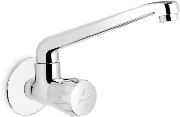 Jaquar Sink Cock with Swinging Spout (Wall Mounted Model) Continental | CON-CHR-347KNM Bib Tap ...