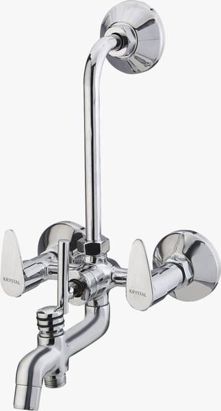 Krystal by na 3 in 1 Wall Mixer with Bathroom Water Mixture Fauce Foam ...