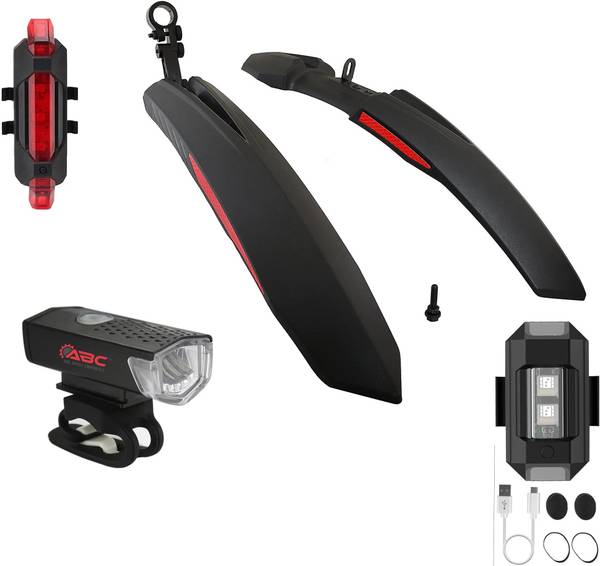 ABC AMOL BICYCLE COMPONENTS Front& Rear Mudguard With Iron Fitting With ...