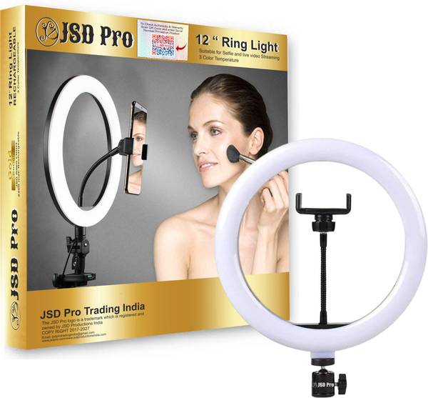 JSD PRO -smartphone Compatible - 3 Color Lighting Mode - 12 inches LED ...