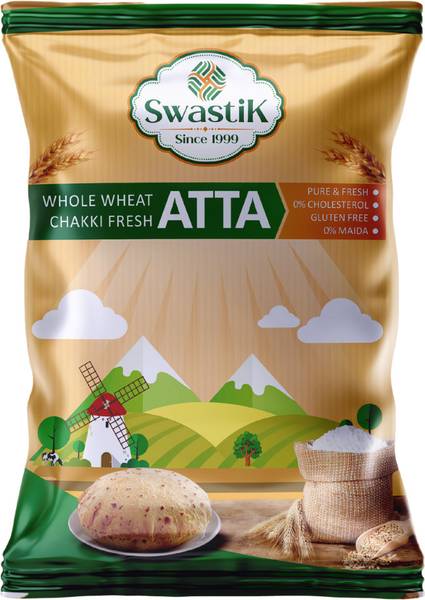 SWASTIK Whole Wheat Chakki Fresh Atta 10kg - Price History