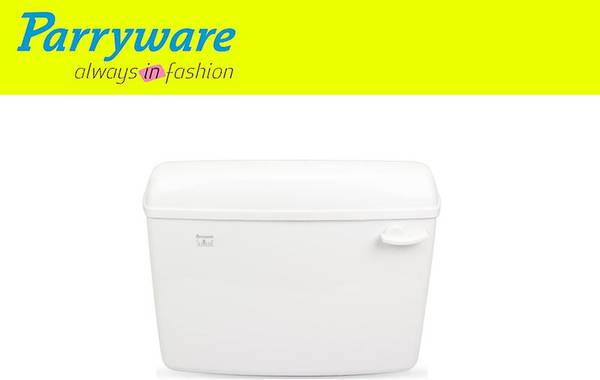 Parryware Standard Slimline Single Flush Cistern set of 1 pic 361 Side ...