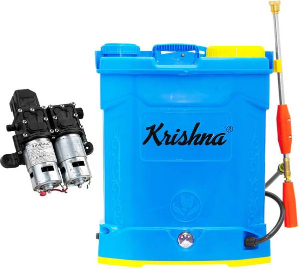 Krishna Agritech Double Motor Sprayer Machine Battery Operated (12V ...
