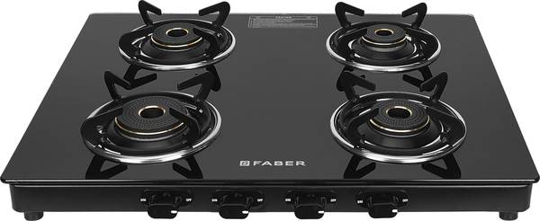 FABER COOKTOP MIST 4BB AURA,4 Burner Manual Gas stove| Designer Forged ...