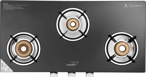 V-Guard VGD 377 PZ Glass Manual Gas Stove - Price History