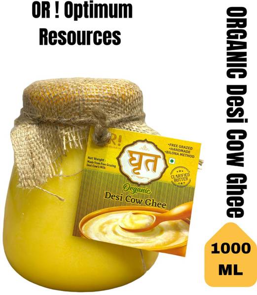 Optimum Resources 100% Organic Shudh Desi Cow Ghee- 1 Kg Ghee 1 kg ...