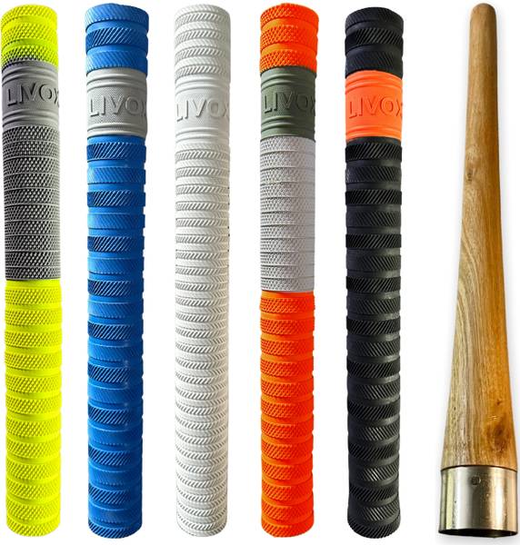 LIVOX Thunderblade, Dynamic And Bracelet Texture Cricket Bat 5 Grips ...