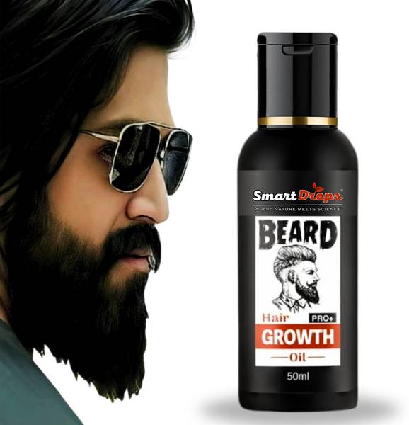 smartdrops Beard Growth Tonic & Gummies (30 Days Pack) | Thickens ...