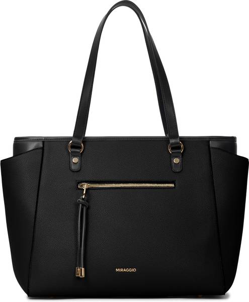 Miraggio Women Black Tote - Price History