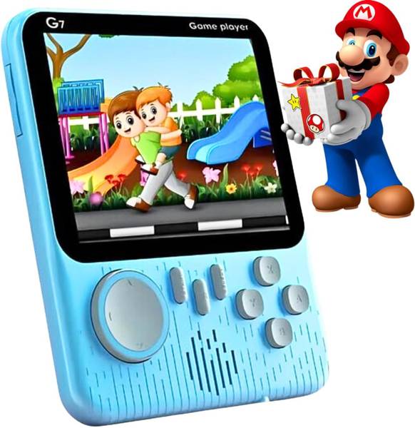 JANROCK G7 Handheld Video Game Built-in 666 Retro Video Game Handheld ...
