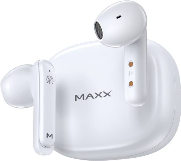 MAXX PX50 TWS Earbuds Quick Connect,Upto40Hrs Playtime,Fast Charge ENC ...