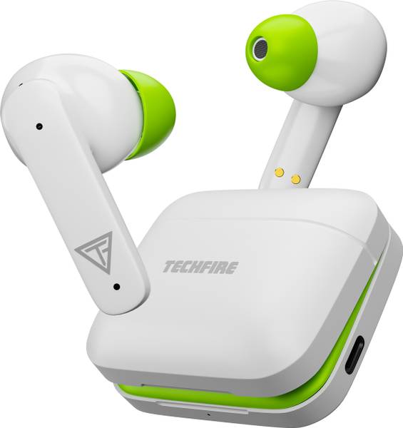 TECHFIRE Bullets 221 TWS Earbuds with 100 HRS Playtime,(50ms Low ...