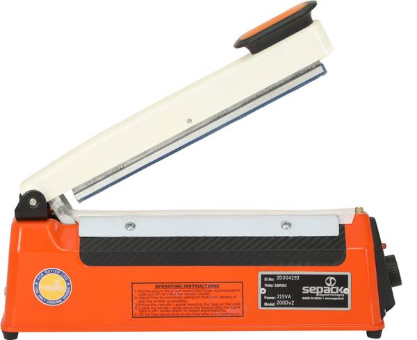 SmartPack Hand Sealing Machine for Sealing Plastic Pouch-Manual (8 INCH ...