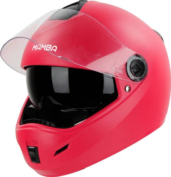 Steelbird SBH-34 Mamba ISI Certified Full Face Helmet with Inner Smoke ...