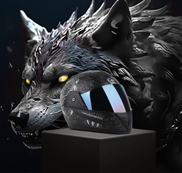 HILLIYARD MENS AND BOYS ABS Material Shell Full Face Helmet, Unti UV ...