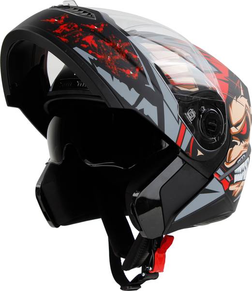 Steelbird SBA-7 Ape ISI Certified Flip-Up Helmet for Men and Women with ...