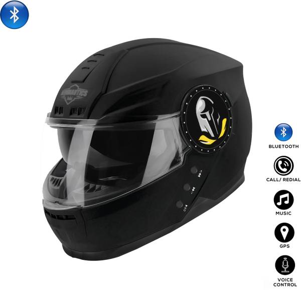 Steelbird Bluetooth Full Face ISI Certified Helmet for Men with Inner ...