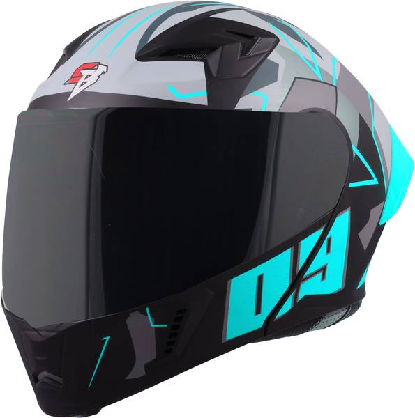 Steelbird SBA-20 09 ISI Certified Flip-Up Graphic Helmet for Men and ...