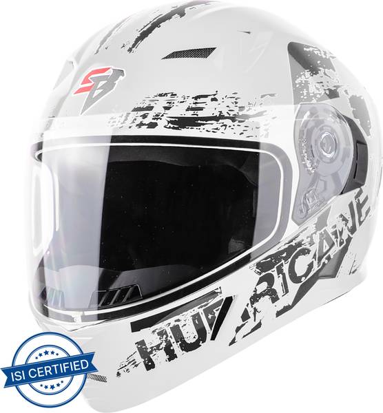 Steelbird SBA-21 Hurricane ISI Certified Full Face Graphic Helmet ...