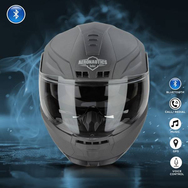 Steelbird Bluetooth Full Face ISI Certified Helmet for Men with Inner ...