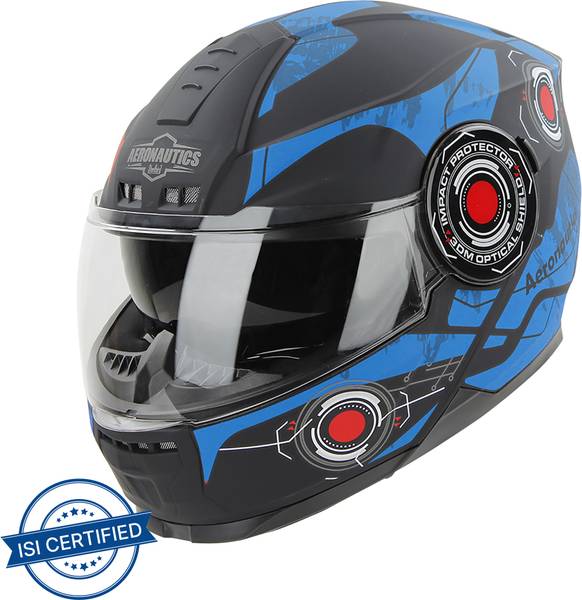 Steelbird Cyber ISI Certified Full Face Graphic Helmet for Men with ...