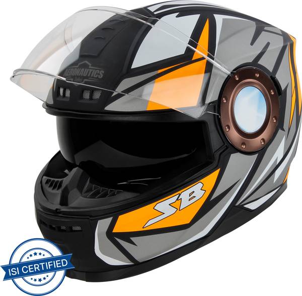 Steelbird Decode ISI Certified Full Face Graphic Helmet for Men with ...