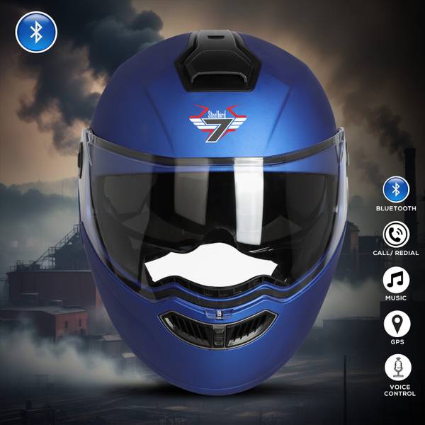 Steelbird Bluetooth Flip Up ISI Certified Helmet for Men with Inner ...