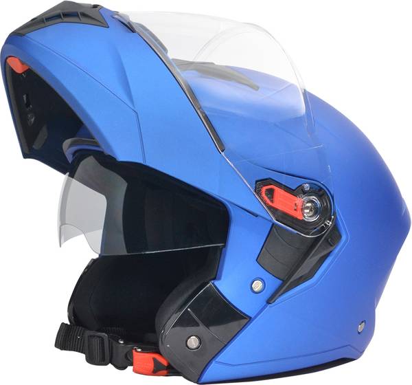 STUDDS Trooper Flip-up Full Face with Dual Visor Motorbike Helmet ...