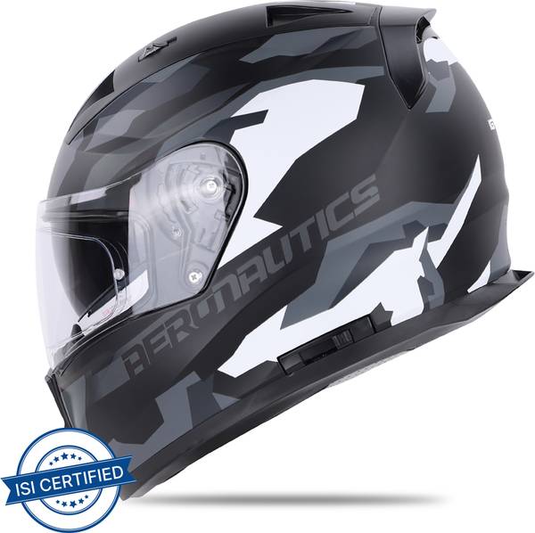 Steelbird SA-2 Terminator 2.0 Aerodynamic Full Face Helmet Motorbike ...
