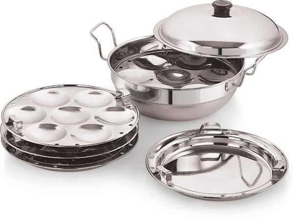 iVBOX Multi kadhai All-in-One Big idli maker steamer Dhokla and momos ...