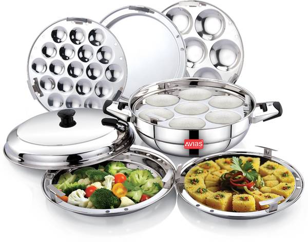 AVIAS All Rounder Premium Multi Idli Cooker Induction & Standard Idli ...