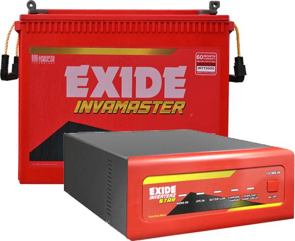 EXIDE Inverterz Star 900 VA Pure Sine Wave Inverter with IMTT 2000 ...