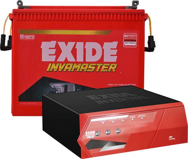 EXIDE Inverterz Magic 1125 VA Inverter with IMTT 2000 Tubular Inverter ...