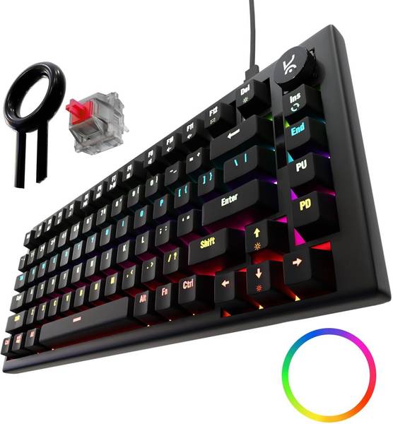 Kreo Hive RGB Gaming Mechanical Keyboard, RGB Keyboards, Braided Cable ...