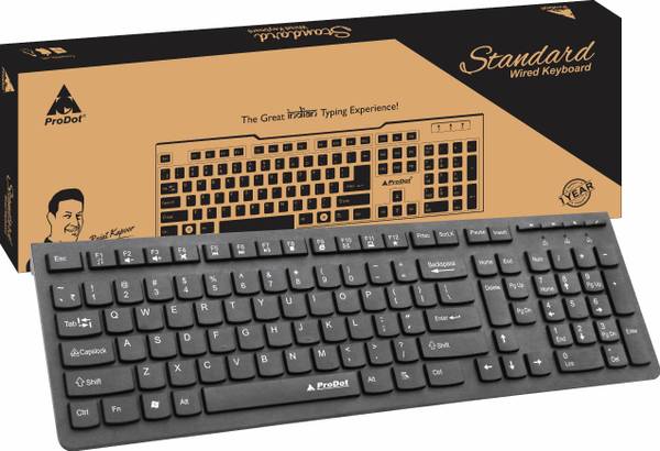 PRODOT QWERTY Keyboard with Low Profile Keys for Windows, Mac, PC ...