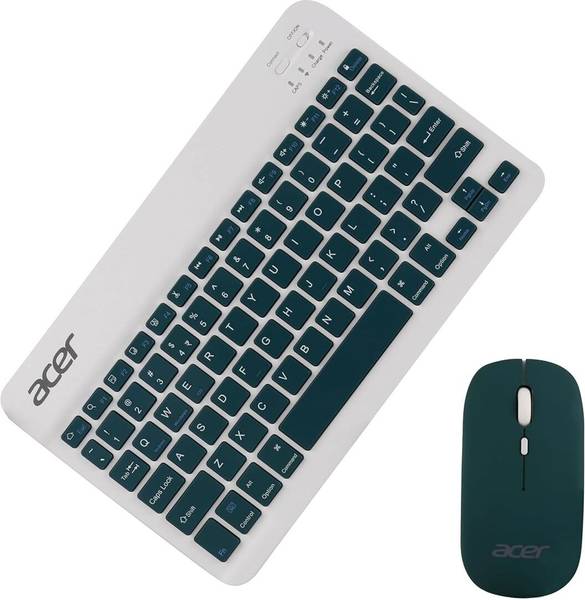 Acer Rechargeable Keyboard And Mouse Combo Bluetooth Wireless Standard Multi Device Keyboard