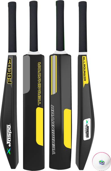 Jaspo Terminator Plastic tennis bat With ball (full size) Cricket Kit ...